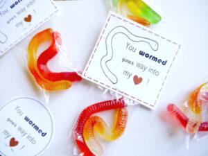 Free Printable Gummy Worm Valentines - C.R.A.F.T.