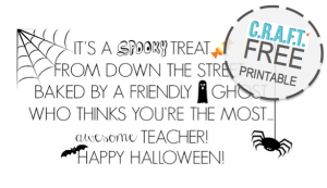 Easy Halloween neighbor gift - C.R.A.F.T.