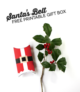Free Printable Santa Gift Box - C.R.A.F.T.