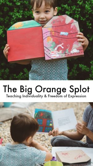 How to Make Cereal Box Houses- The Big Orange Splot Craft - C.R.A.F.T.