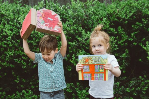 How to Make Cereal Box Houses- The Big Orange Splot Craft - C.R.A.F.T.