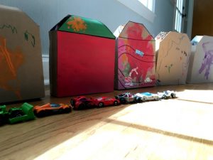 How to Make Cereal Box Houses- The Big Orange Splot Craft - C.R.A.F.T.