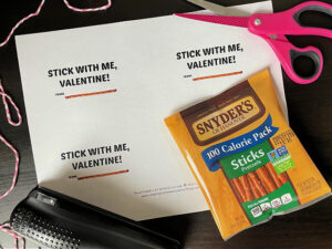 Free Printable Pretzel Valentines - C.R.A.F.T.
