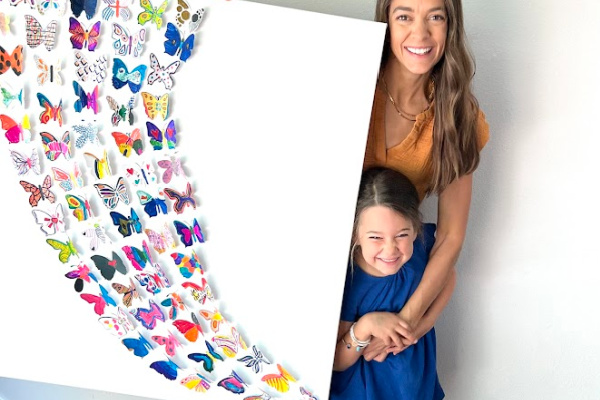 Collaborative Butterfly Art - C.R.A.F.T.